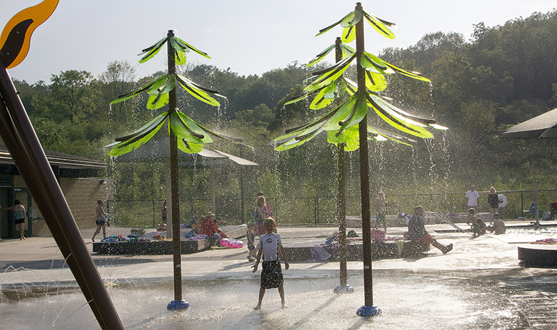 Blue Mound State Park Splashpad - Landscape Architecture - Ayres