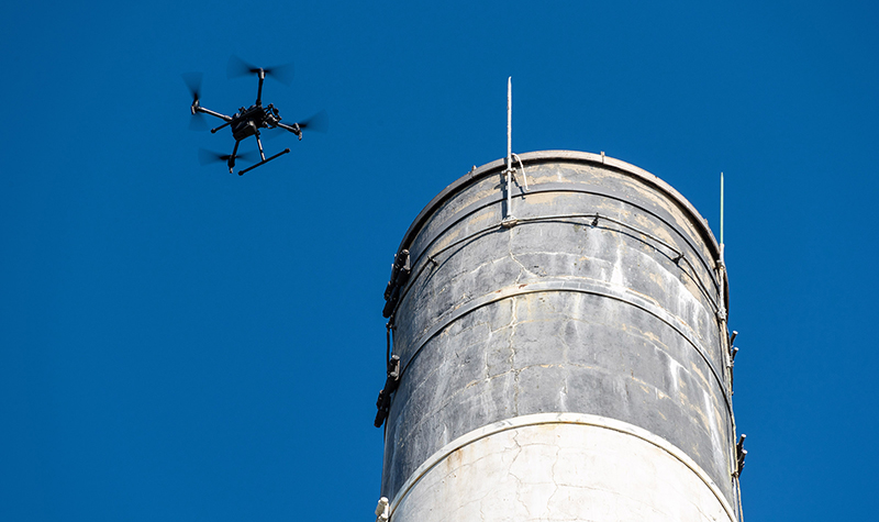 Heating Plant Smokestack Inspections - Structural Inspection - Ayres