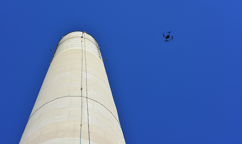 Heating Plant Smokestack Inspections - Structural Inspection - Ayres