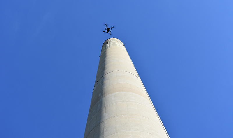 Heating Plant Smokestack Inspections - Structural Inspection - Ayres