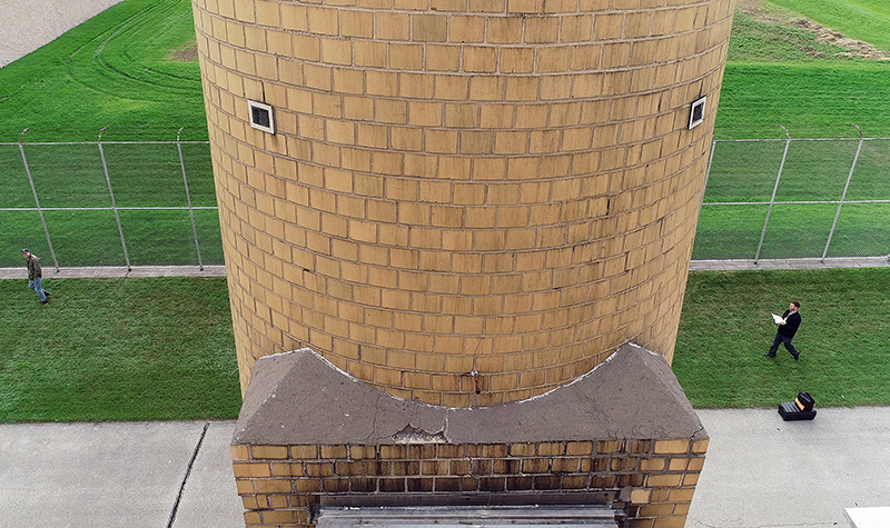 Heating Plant Smokestack Inspections - Structural Inspection - Ayres