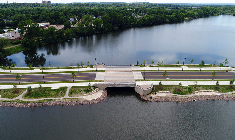 Grand Avenue Half Moon Lake Bridge - Structural Design & Analysis - Ayres