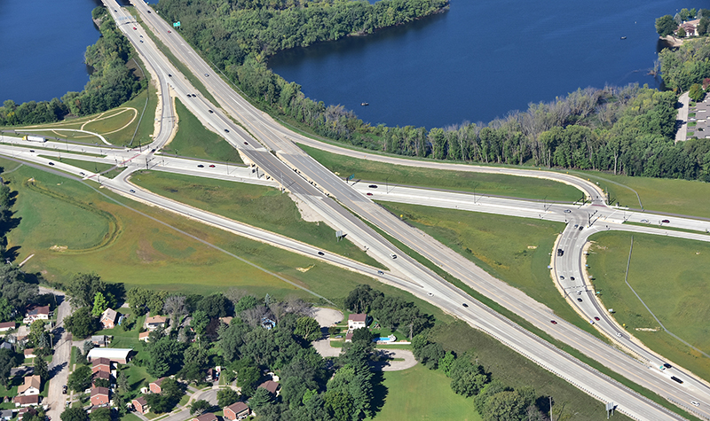 I-90 / US 53 / STH 35 Interchange - Roadway Design - Ayres