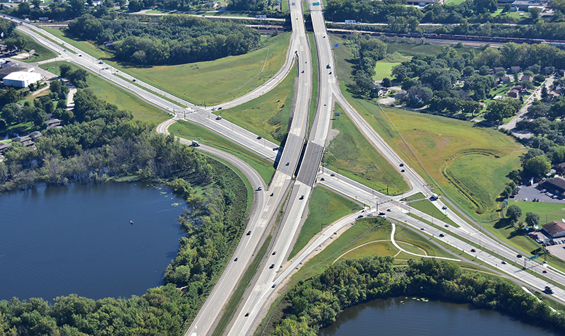 I-90 / US 53 / STH 35 Interchange - Roadway Design - Ayres