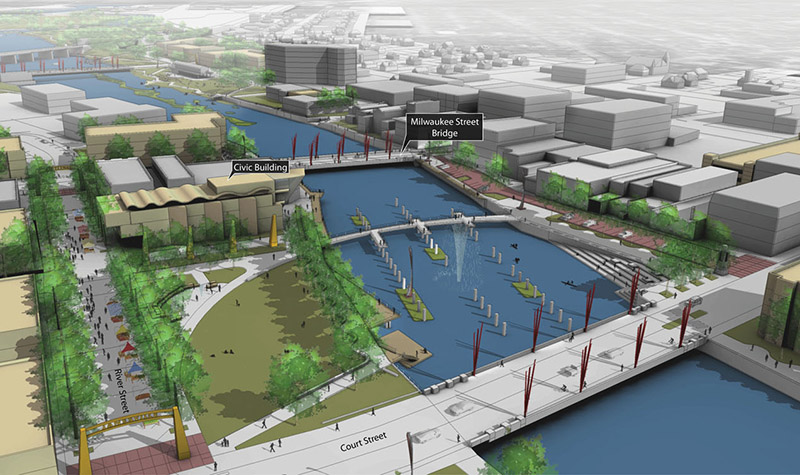 Janesville Brownfield Redevelopment - Planning + Development - Ayres