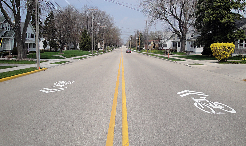 Sheboygan County Bicycle Striping - Roadway Design - Ayres