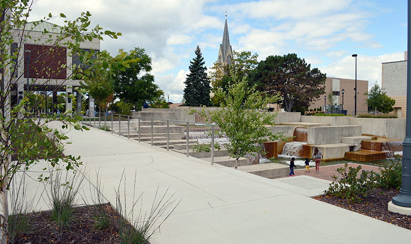 Mead Library Plaza - Landscape Architecture - Ayres