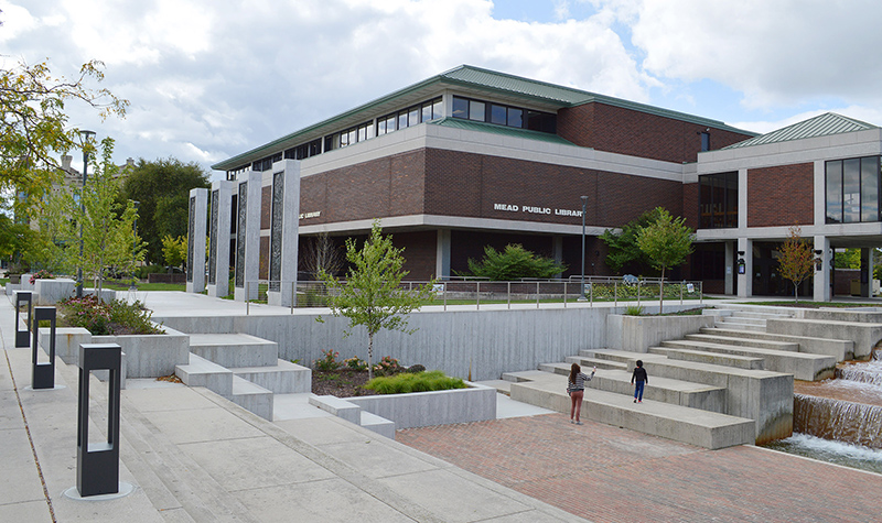 Mead Library Plaza - Landscape Architecture - Ayres