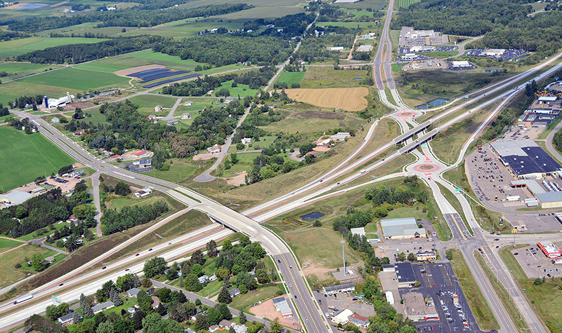 US 51/CTH U/CTH K/B51 Interchange - Roadway Design - Ayres