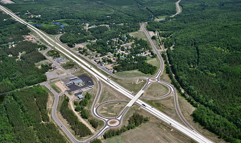 USH 53/USH 63 Trego Interchange - Roadway Design - Ayres