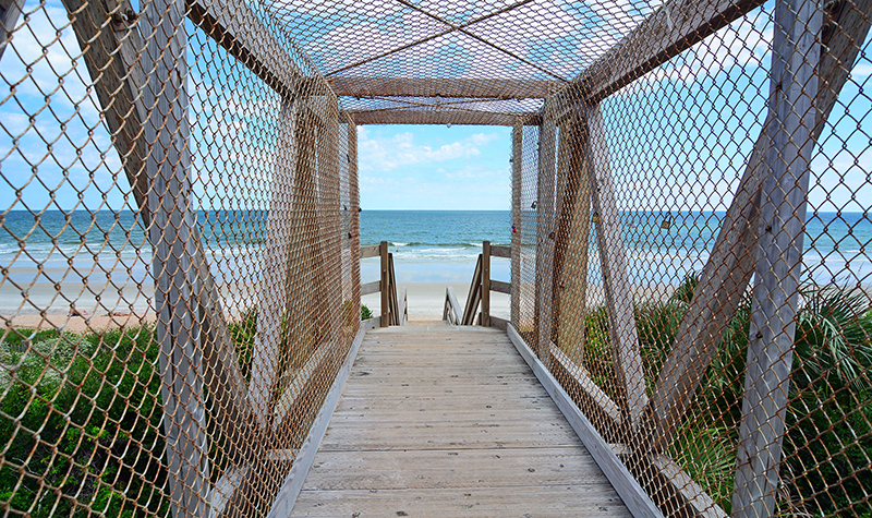 Vilano Pedestian Bridge Inspection - Structural Inspection - Ayres