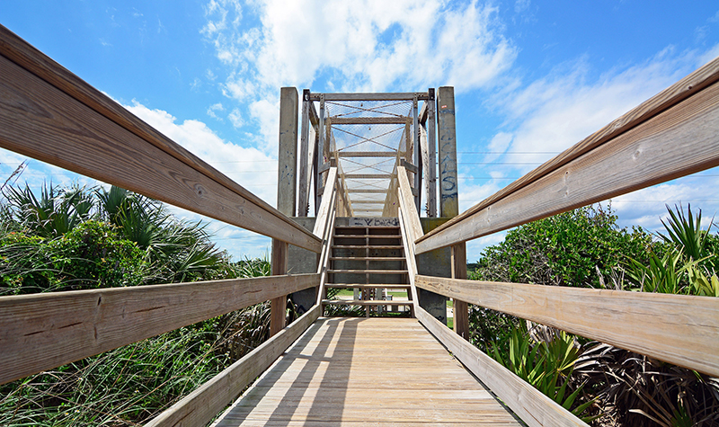 Vilano Pedestian Bridge Inspection - Structural Inspection - Ayres