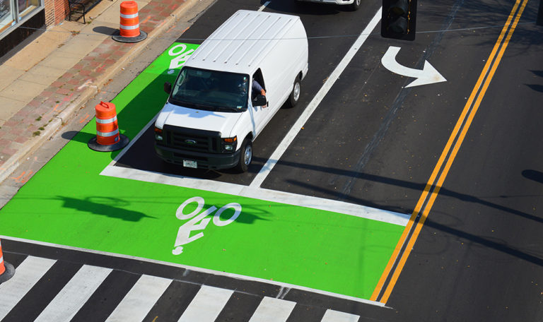 Bike Boxes Boost Bicyclist Visibility, Safety - Ayres
